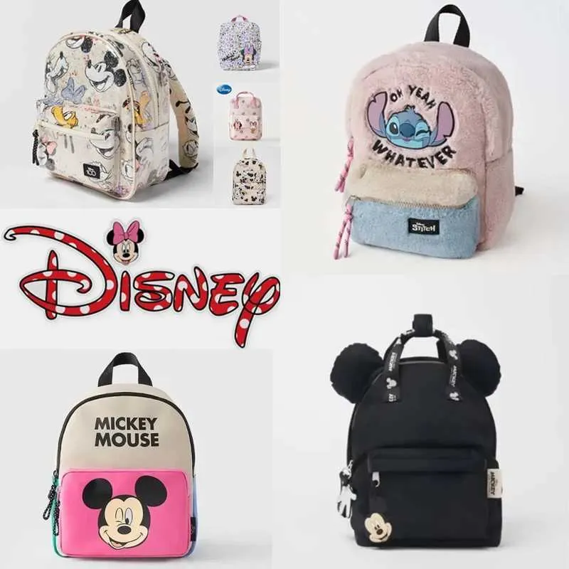 Disney Mickey Mouse Minnie Canvas Matador Backpack Large Capacity ...