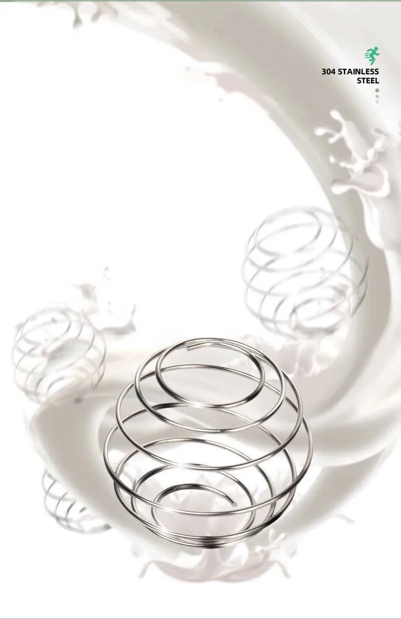 Portable Protein Powder Shaker Bottle 0.5L Leak Proof Carbon Fiber Gym ...