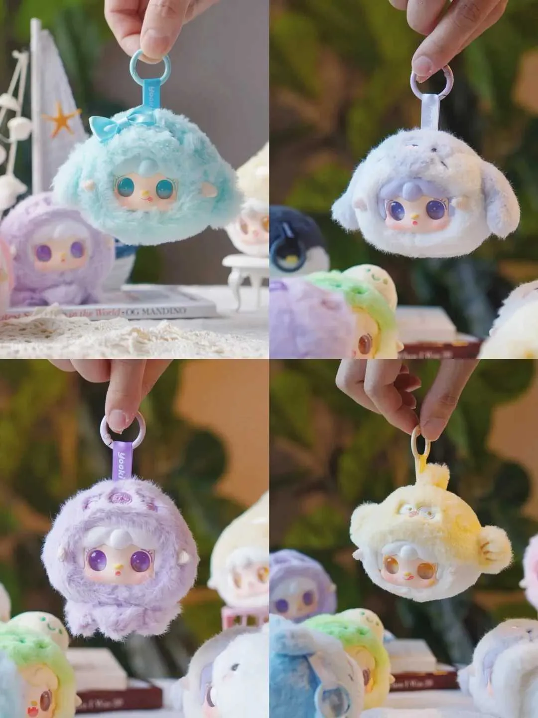 Genuine Yooki V6 Mini Ocean Baby Series Plush Vinyl Pendant Doll 60-69 ...