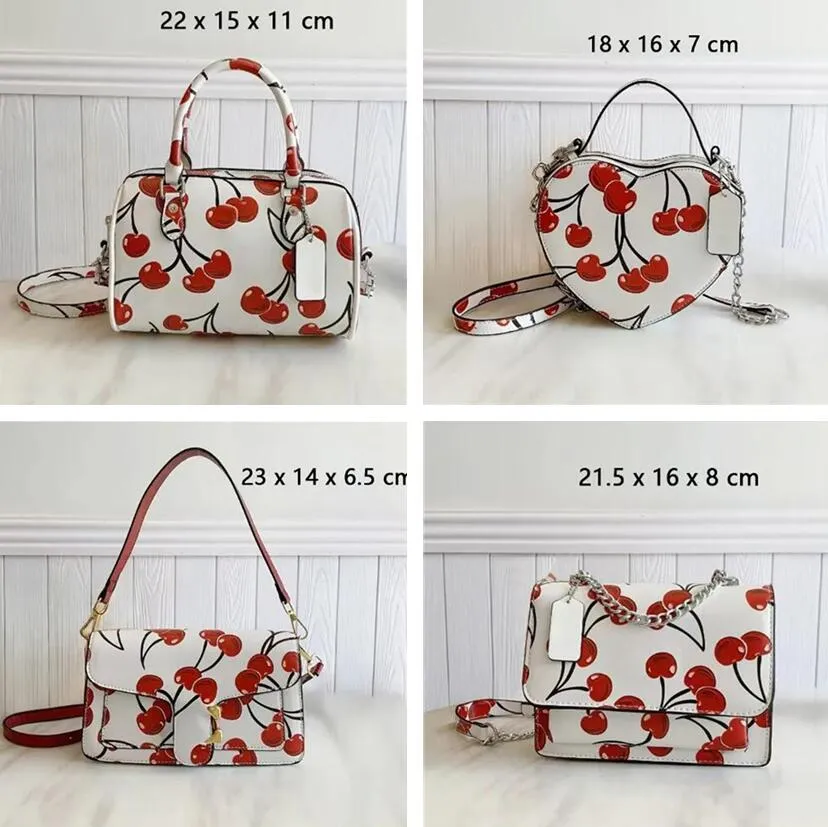 Cherry Print Designer Shoulder Bag, Heart Shaped... From Bagbags795, $9 ...