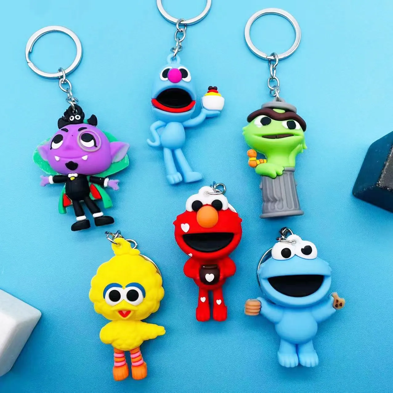 Party Favor Kawaii Sesame Street Keychains Soft... From Elitestars20 ...