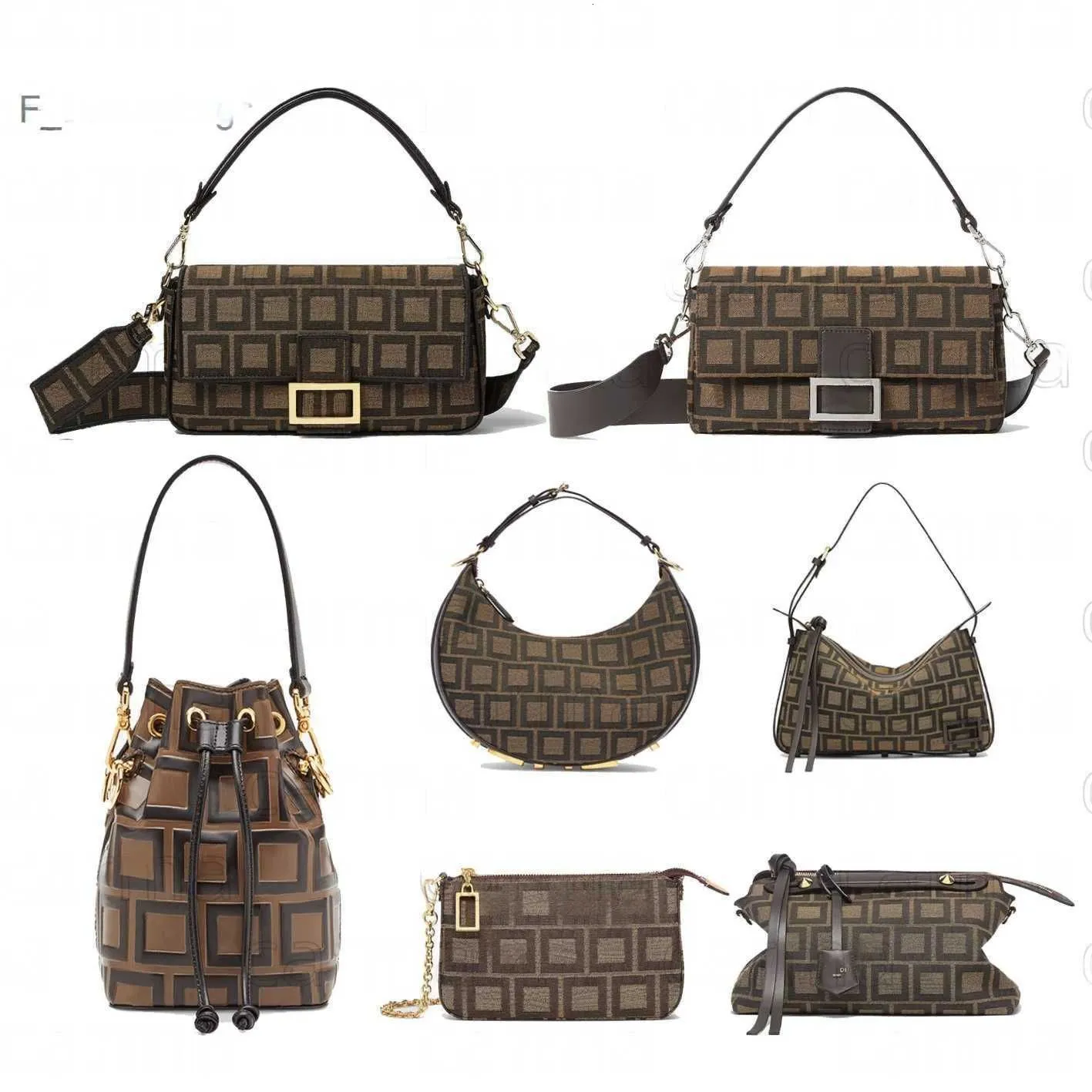 Women mini baguette crossbody bag with zipper closure and satin lining ...