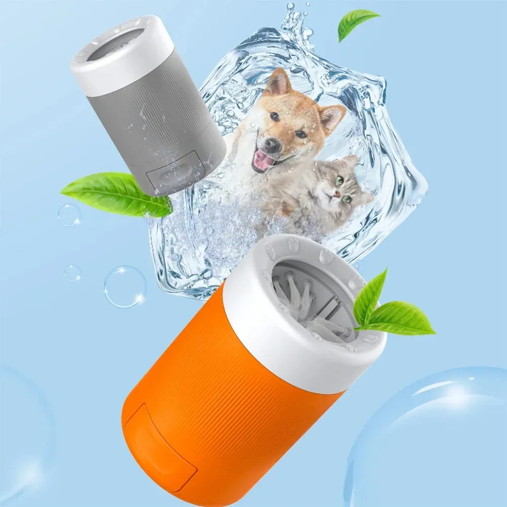 Dog Paw Cleaner Cup for Pet Foot Washing & Grooming - Automatic ...