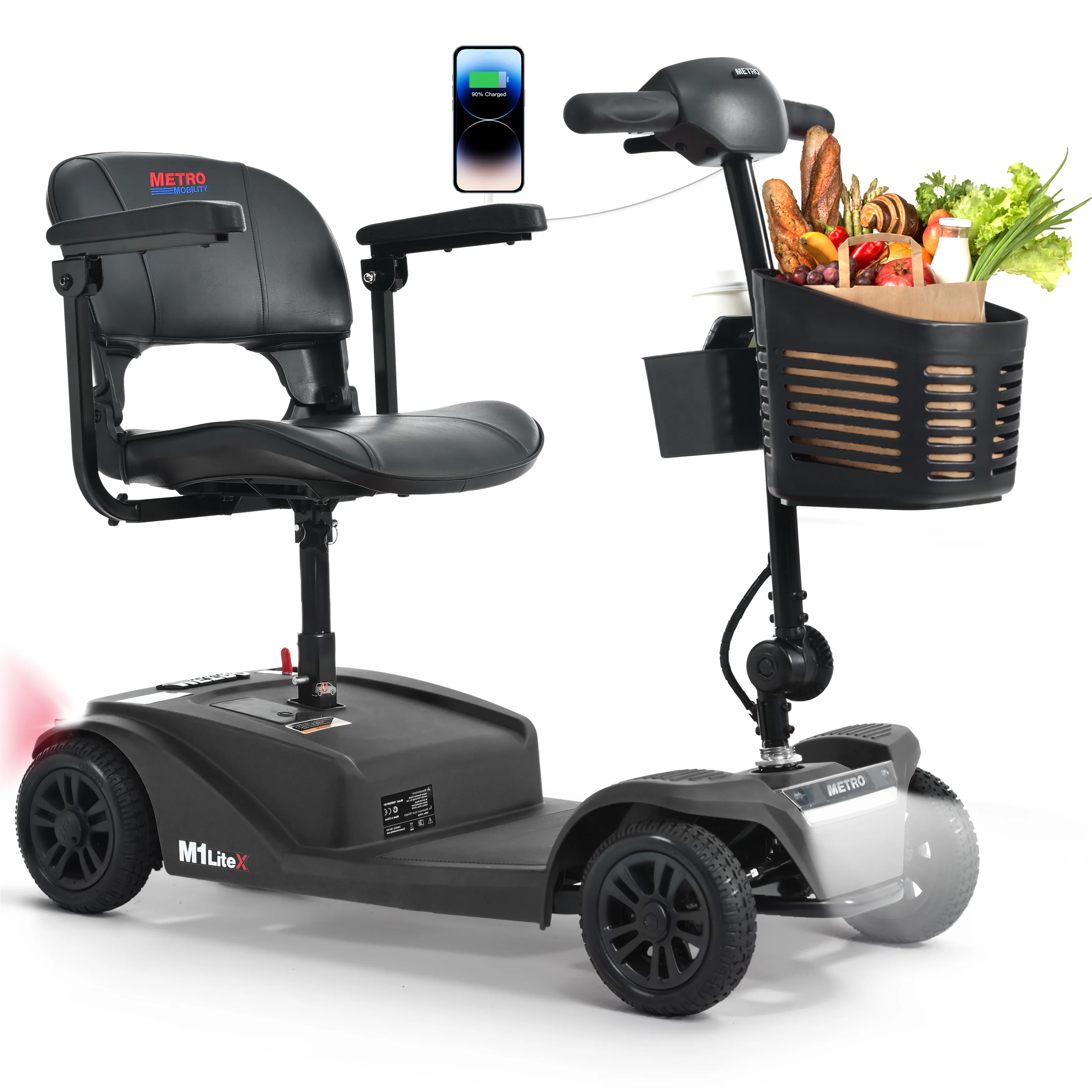 Metro Mobility 4 Wheel Mobility Scooters, 300 Lbs Capacity And 10 Miles ...