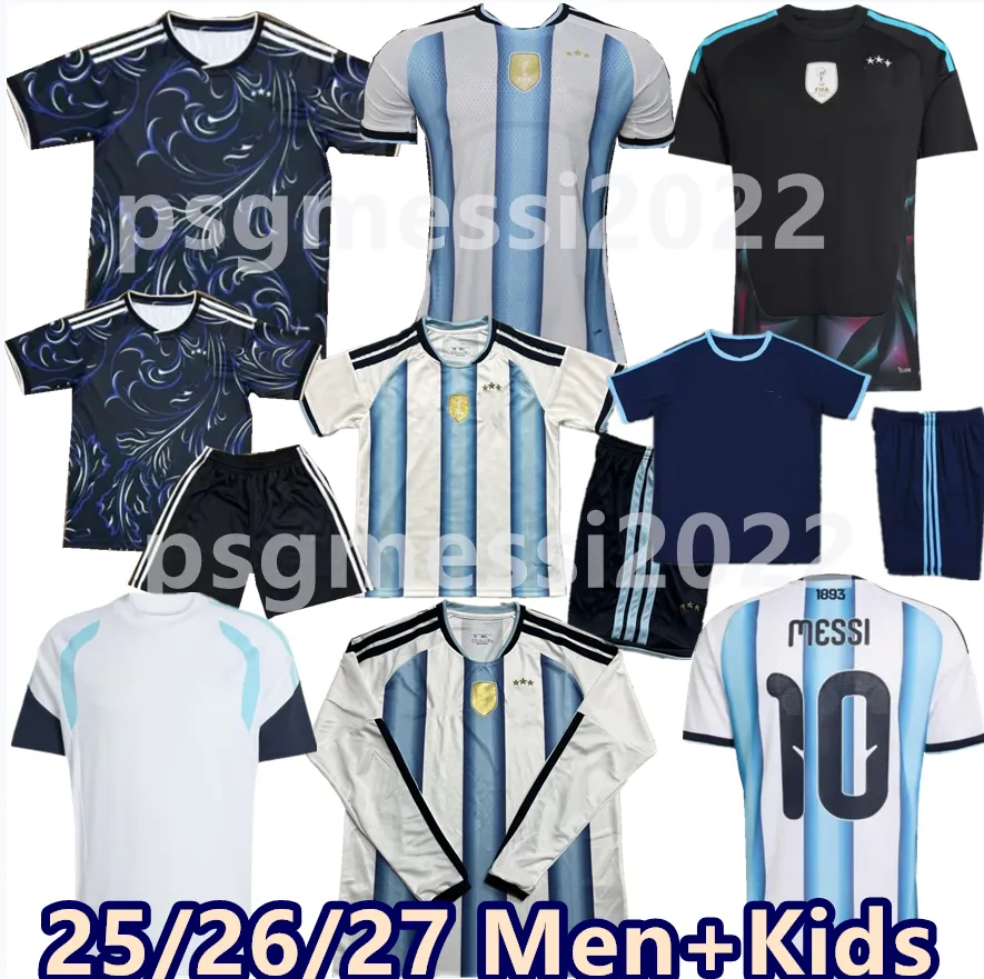 25 26 27 Argentina 50th Soccer Jerseys MeSsls 25/26/27 MARTINEZ DI ...