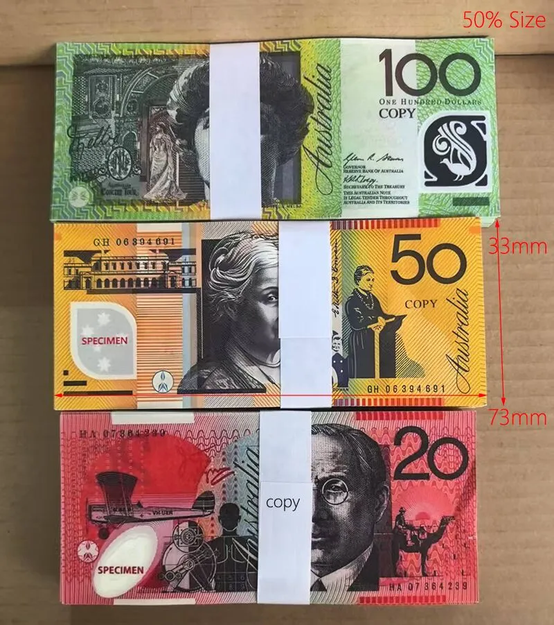 New 26 AUD Australian Old Euro Banknotes Full Print Fake Money For ...