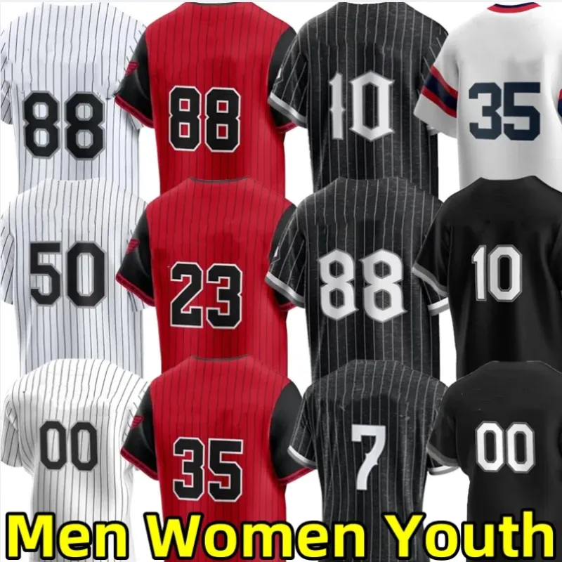City Connect White Sox Baseball Jerseys Luis Robert Jr., Andrew ...