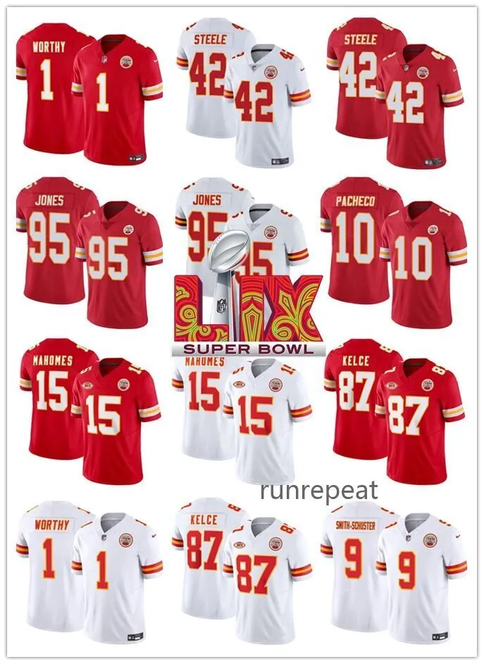 Stitched 2025 Jersey Patrick Mahomes Kelce Pacheco Leo Hopkins Harrison ...