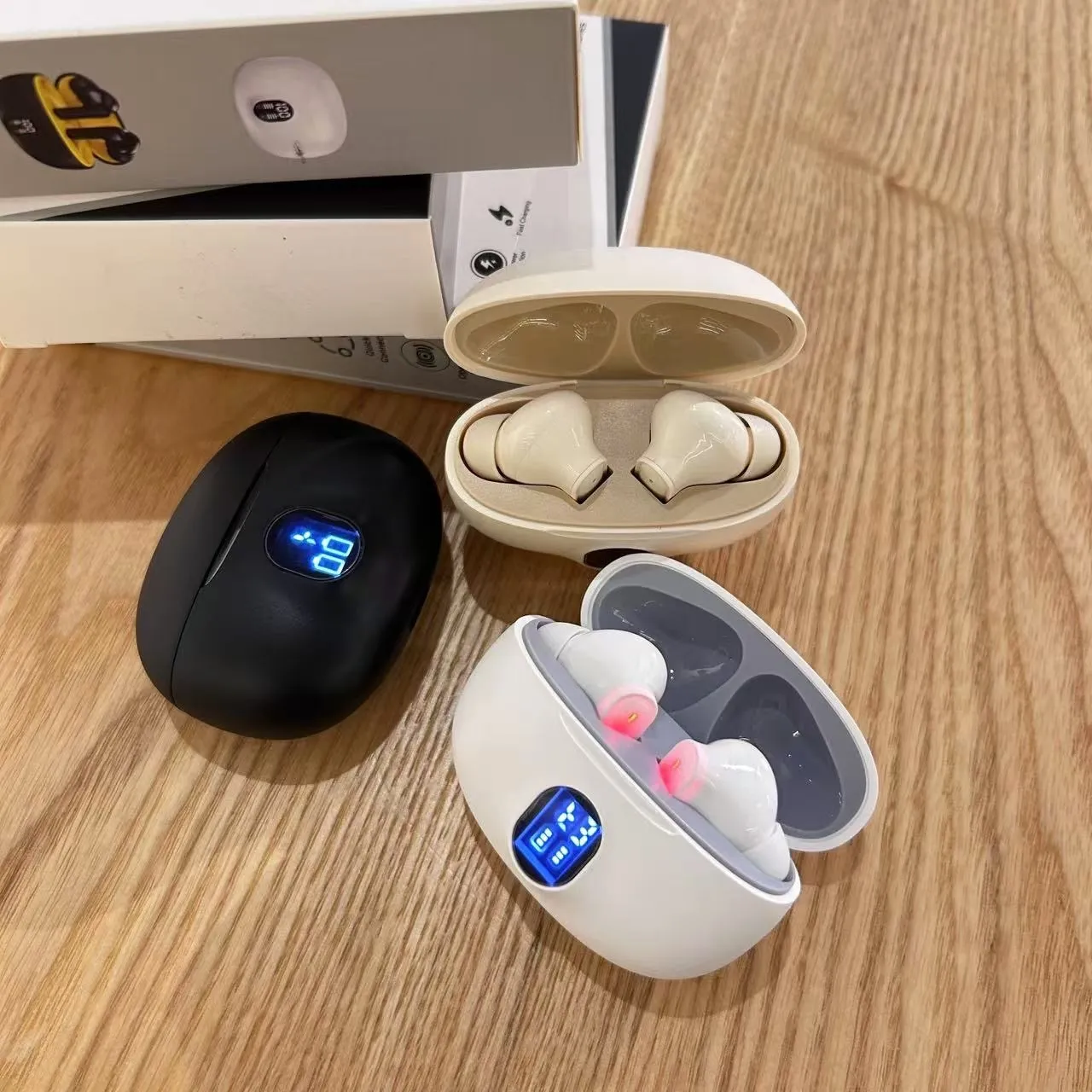 Bluetooth Earphones With Digital Display, High Sound Quality, Low Latency, And Long Battery Life ...