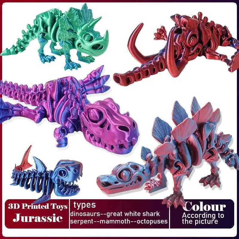 3D Printed Collecta Tyrannosaurus Full Movable Jointed Model For Restic ...