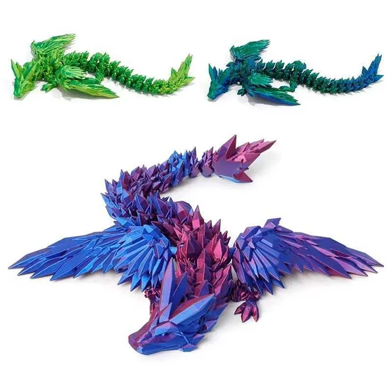 Z250118 3D Printed Gradient Dragon Snake Toy ... From Freakhouse, $6.75 ...