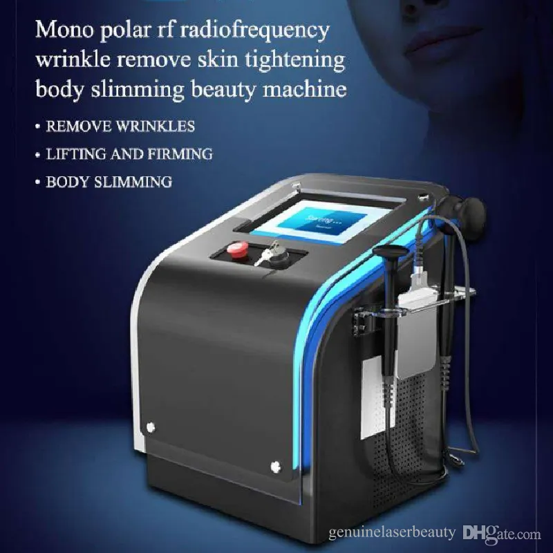 Portable RF Slimming & Face Tightening Back Machine With 2 Handles For ...