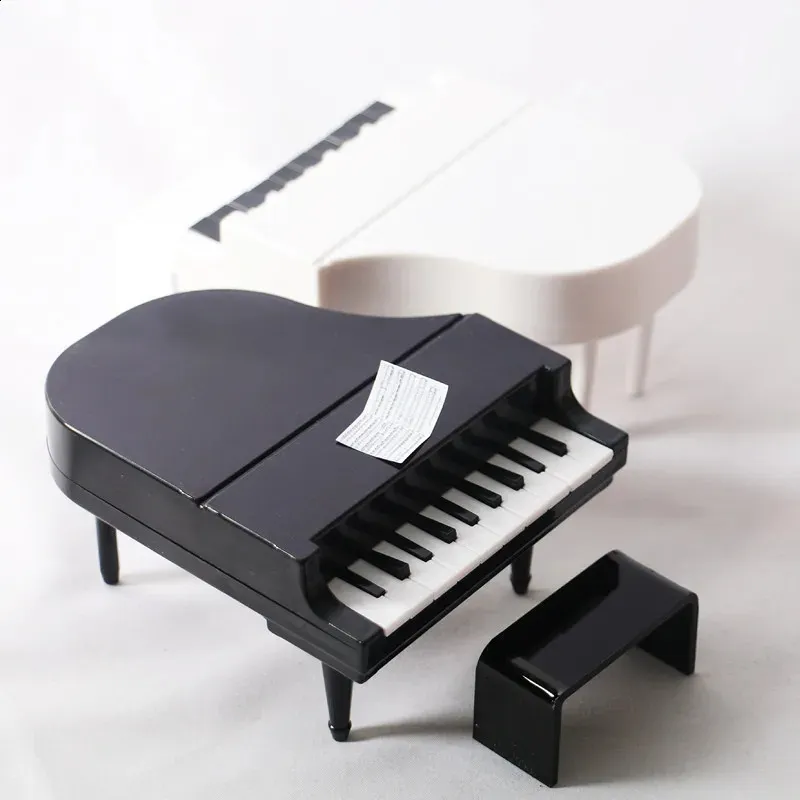 Black And White Vertical My Piano Musical Set Mini Furniture Props For ...