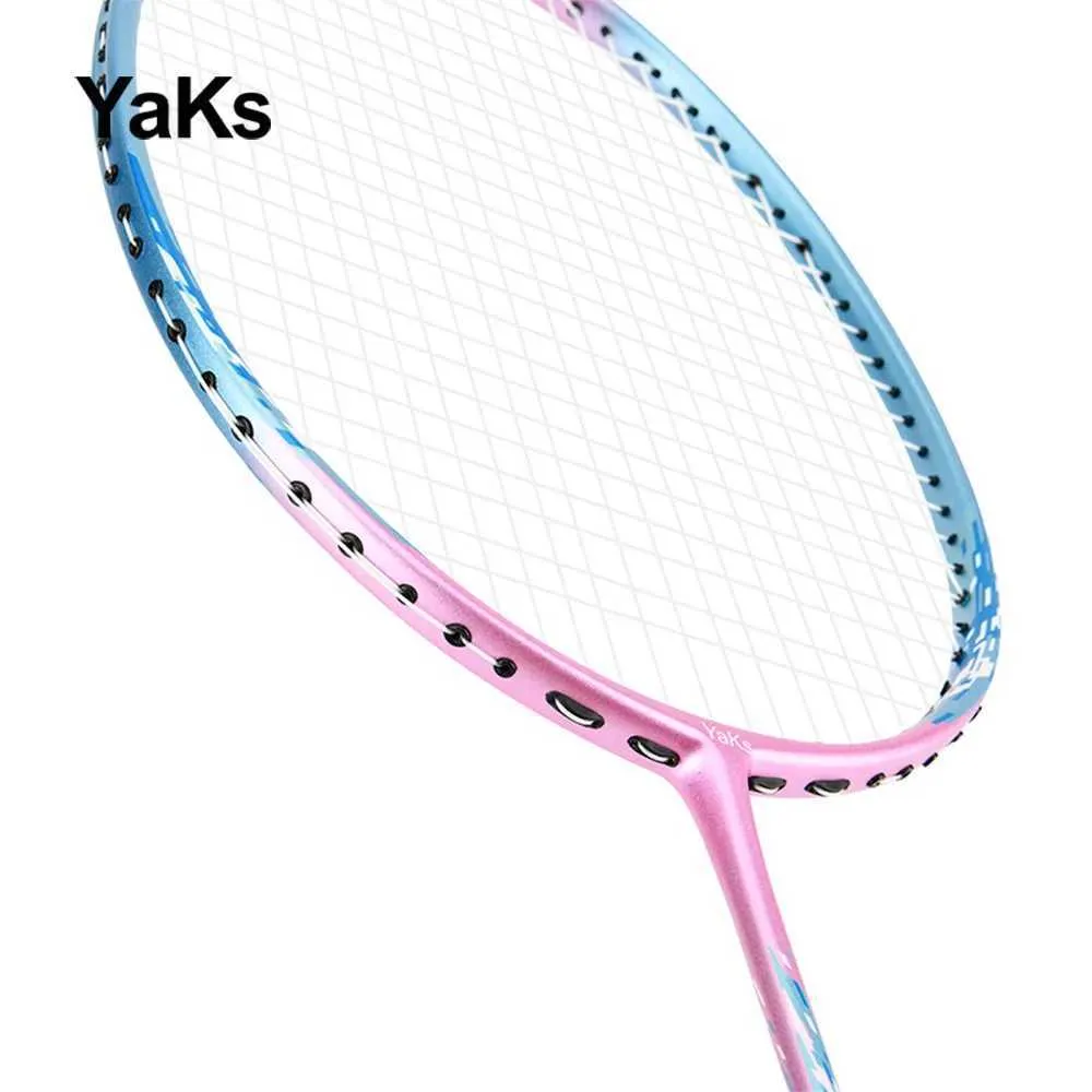 YaKs 2023 Badminton Racket Noise High Quality Caon Fiber Professional ...