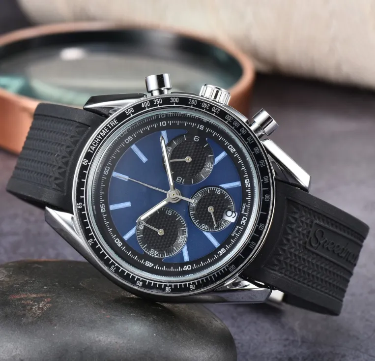 42mm Automatic Mens Speed Master OG Watch Stainless Steel Multi Dial ...