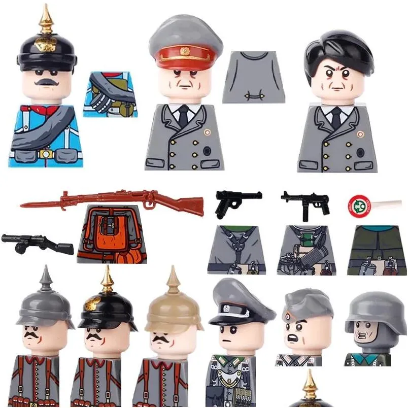 German Officer Soldier Building Survival Kits With Medical Corps ...