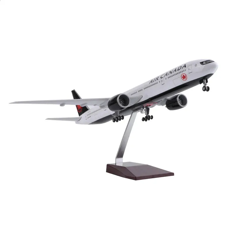 47CM Diecast Emirates Scale Model Aircraft 1/157 B777 Air Canada Model ...