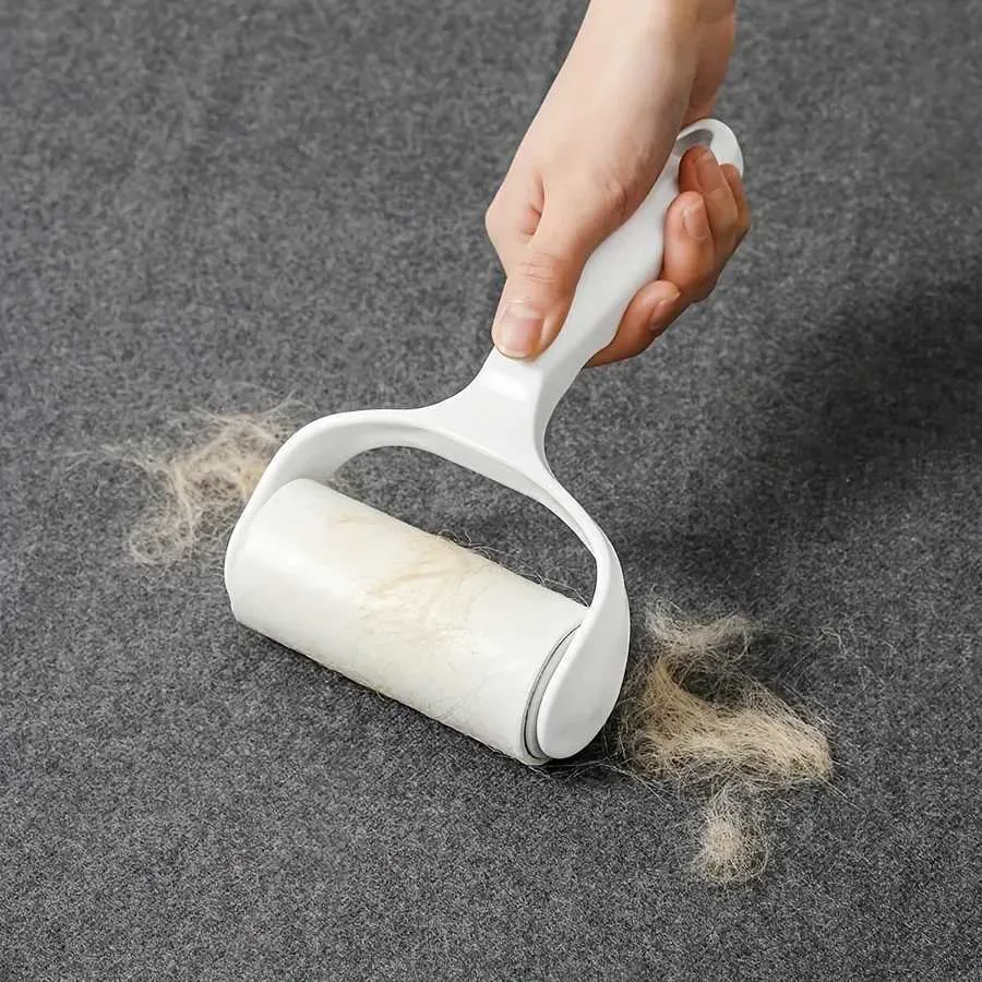 Sticky Roll Tape Up Wiper For Pet Hair, Clothes, And Carpet Wearable ...