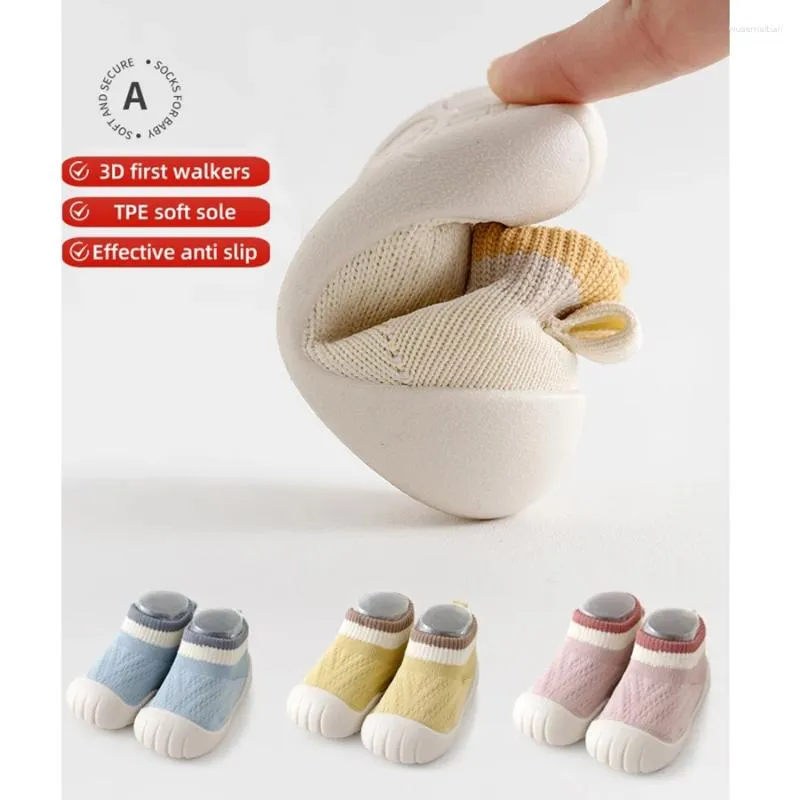 Breathable Mesh Soft Sole Infant Infant Socks For First Walkers Anti ...
