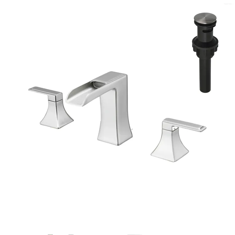 8 Inch Dual Handle Waterfall Bathroom Sink Lowes Delta Bathroom Faucets ...