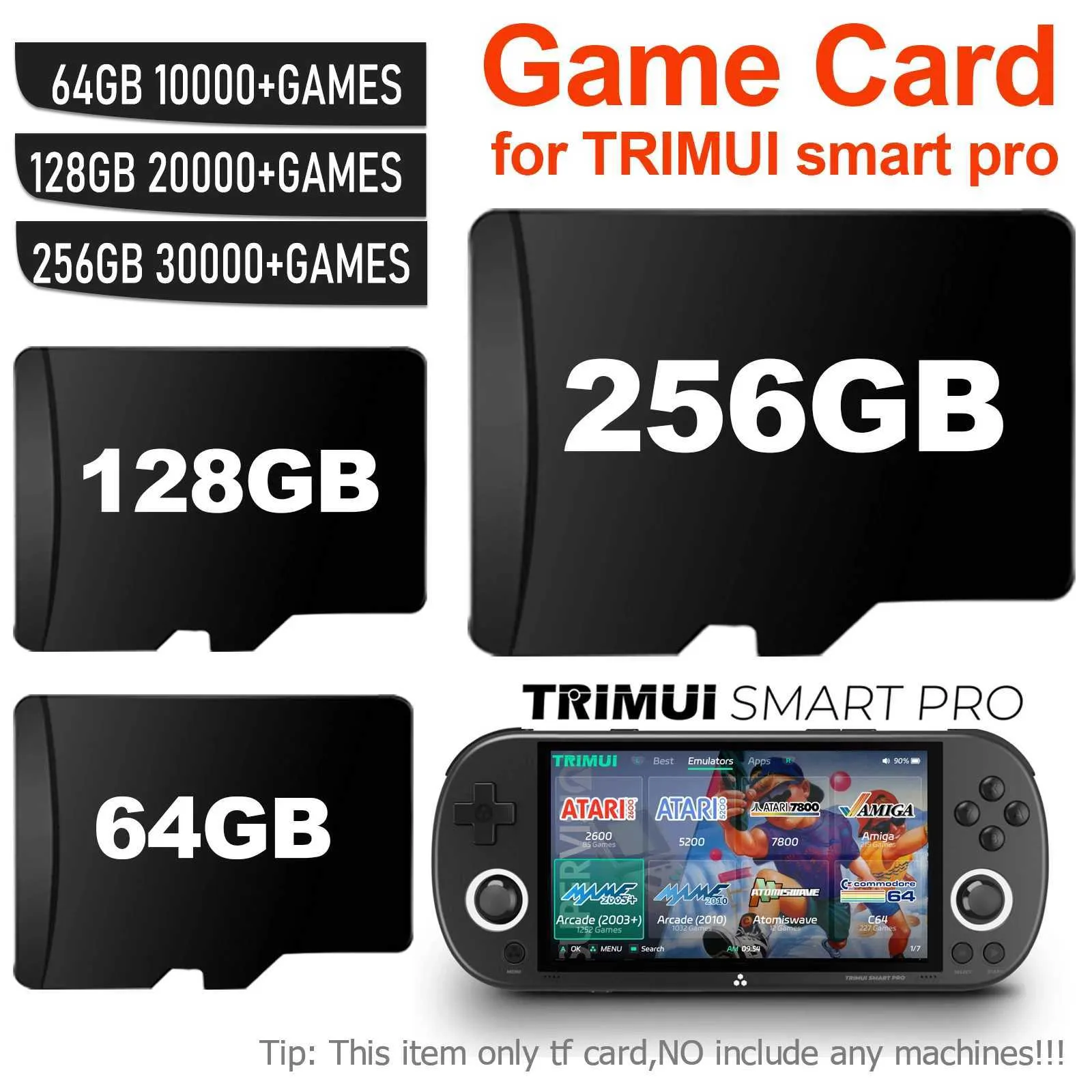 Trimui Smart Pro Portable Gameboy Console With 256GB SD Card, Pre ...