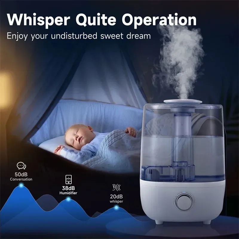 Professional 4L Mechanical Humidifier With Low Water Level Protection ...