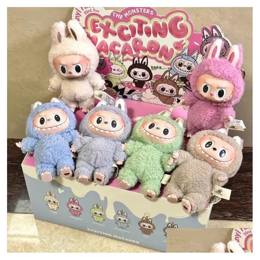 Labubu The Monsters Exciting Macarons Series Action Figure Minikane ...