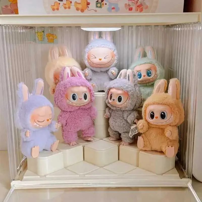 Labubu Sit Down PAR Series Plush Bag Bags Lade Suave, Colorido, Linda ...