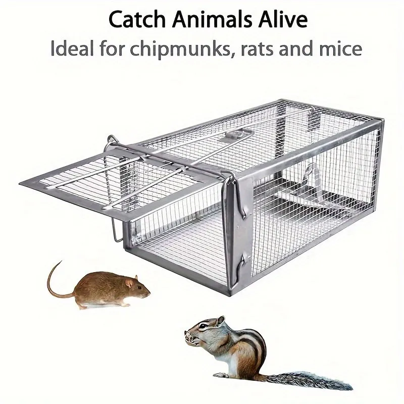 Trigger Activated Humane Rodent Cage Trap For Indoor/Outdoor Pest ...