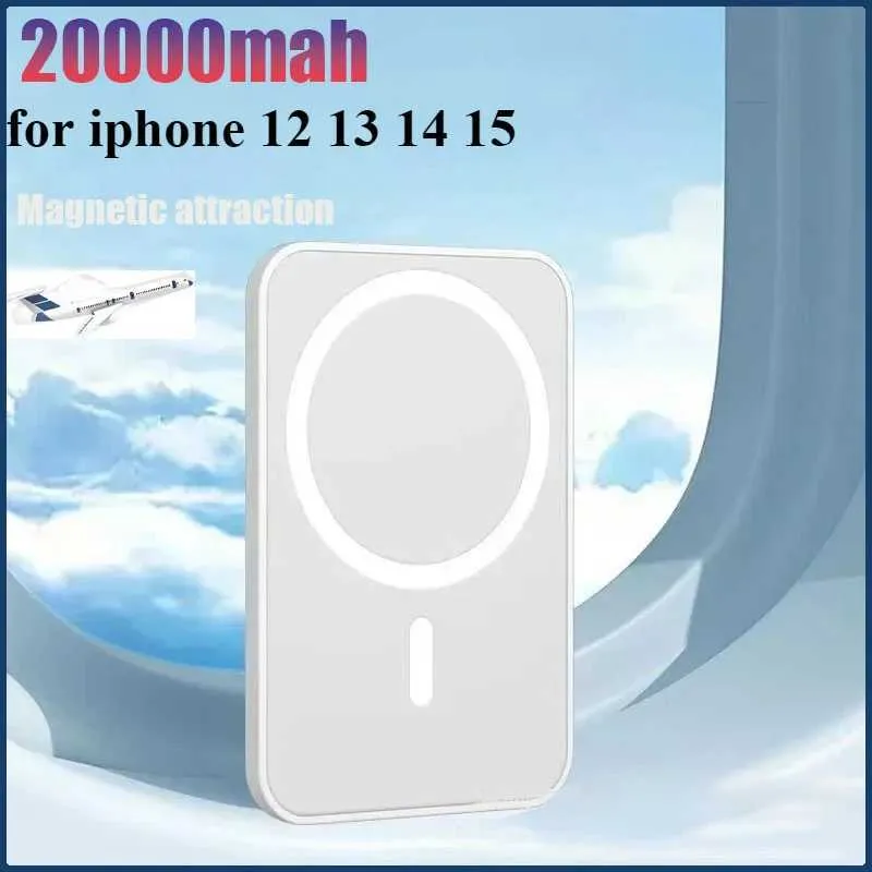 20000mAh Wireless Magnetic Power Bank Hx160y9 For IPhone 12/13/14/15 ...