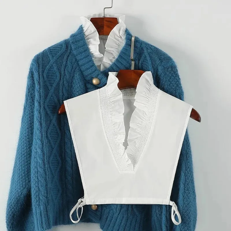 White Lace Fake Collar Necklace Removable Preppy... From Jiao07, $8.96 ...