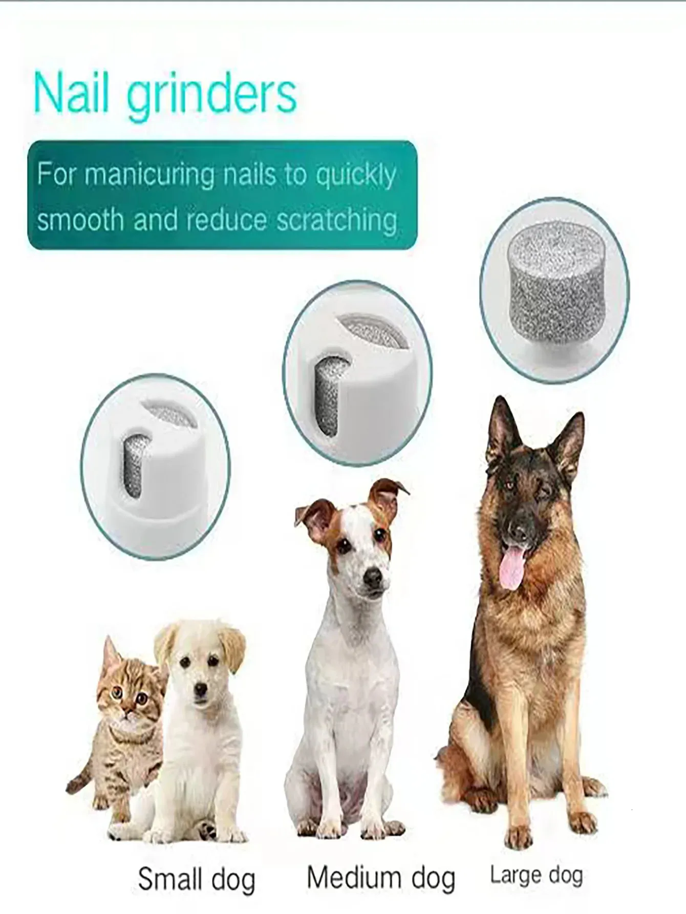 Dog Hair Clippers, Electric Pet Grooming Clipper, Professional Silent ...