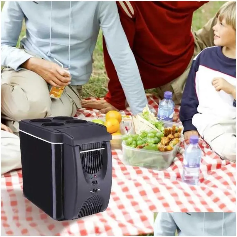 6L Silent Camping Portable Freezer For Camping Mini 12V Car ...