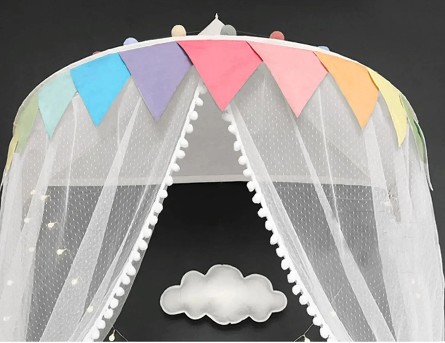 Baby Mosquito Net Bed Ceiling Children's Game Tent Roof Bed Curtains ...