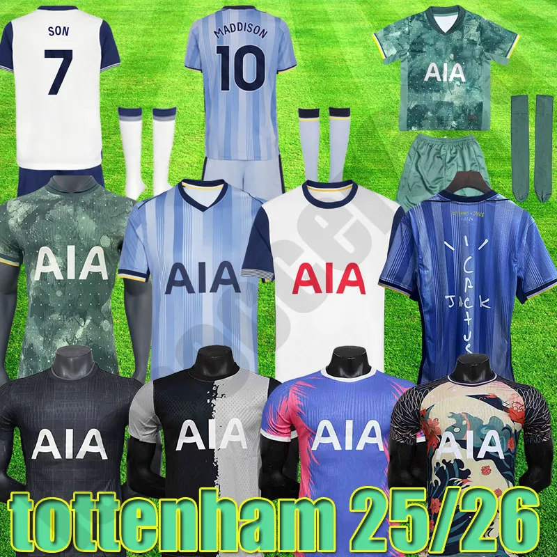 Totenhames Soccer T Shirts 3XL SON RICHARLISON MADDISON COYS 2026 THFC Football Shirt Kit For ...