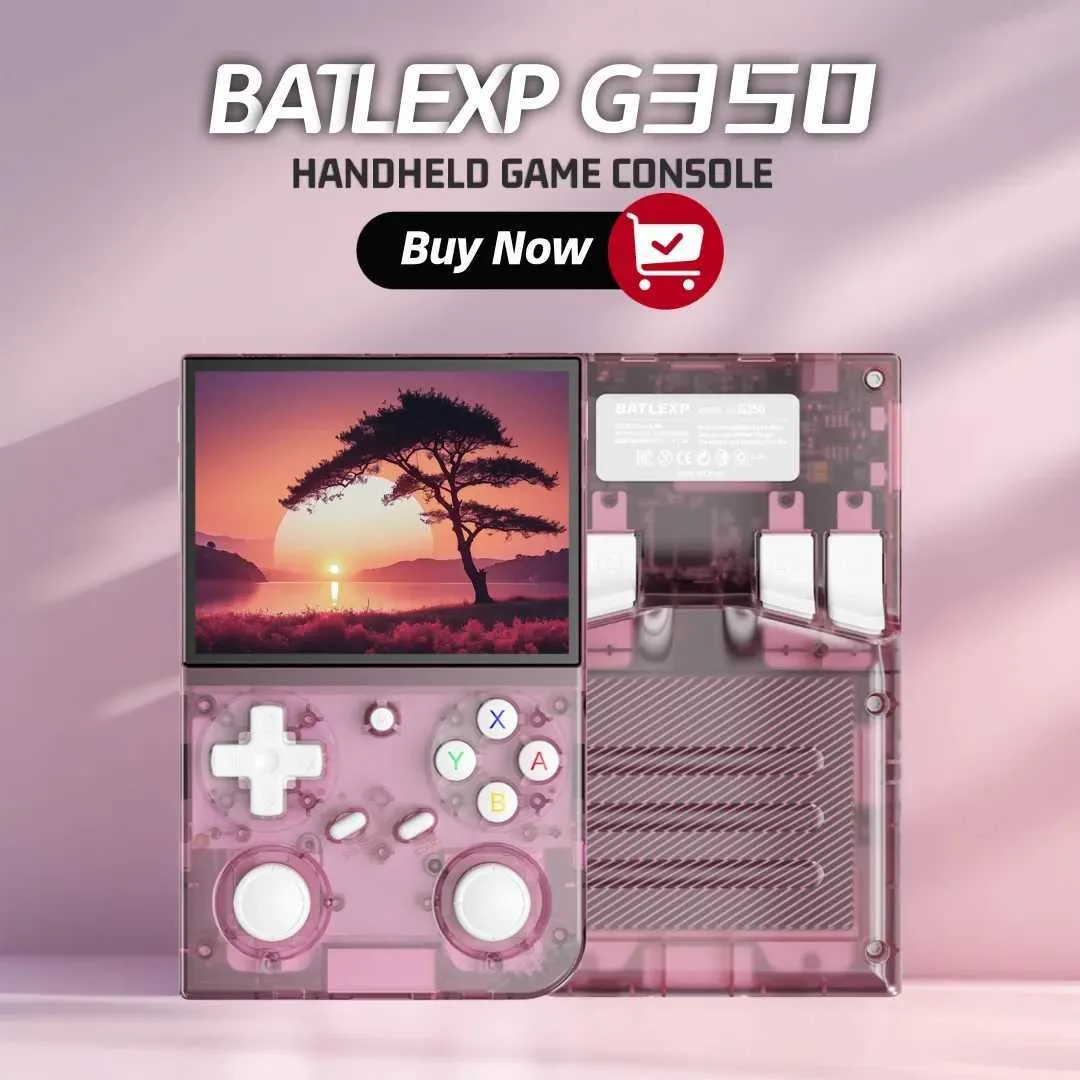 BATLEXP AMPOWN G350 Handheld Console 3.5 Inch IPS Screen, 3200mAh ...