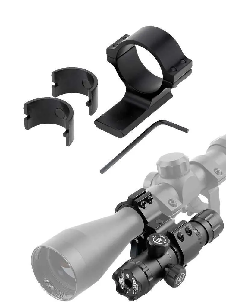 Optic Scope Ring 25.4mm 30mm Diameter Adaptor Mount With 20mm Rail For ...