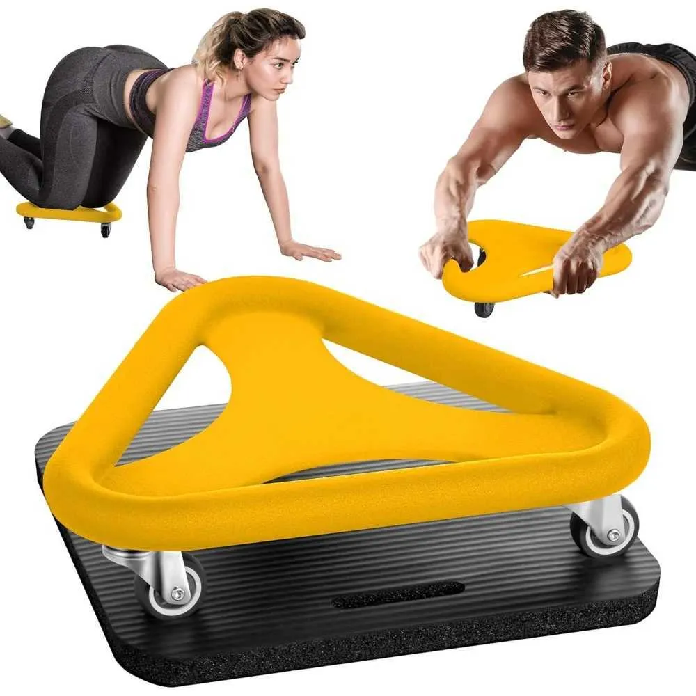 Abdominal Roller Machine With Knee Pad Core Strength Trainer For Home ...