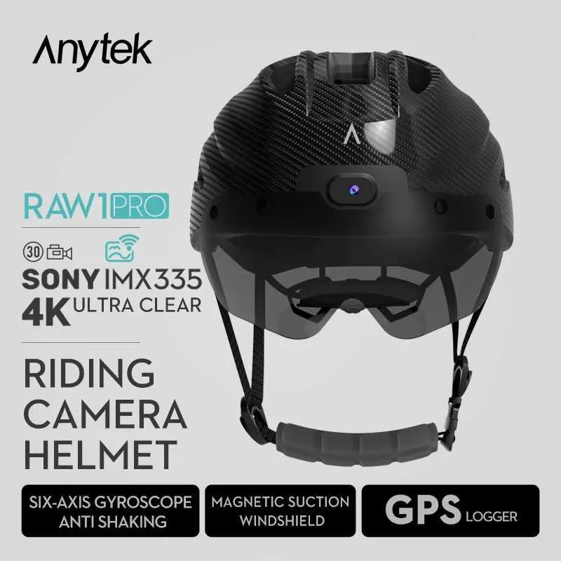 Anytek 4K UHD Waterproof Sports Action Camera GPS Helmet Camcorder For ...