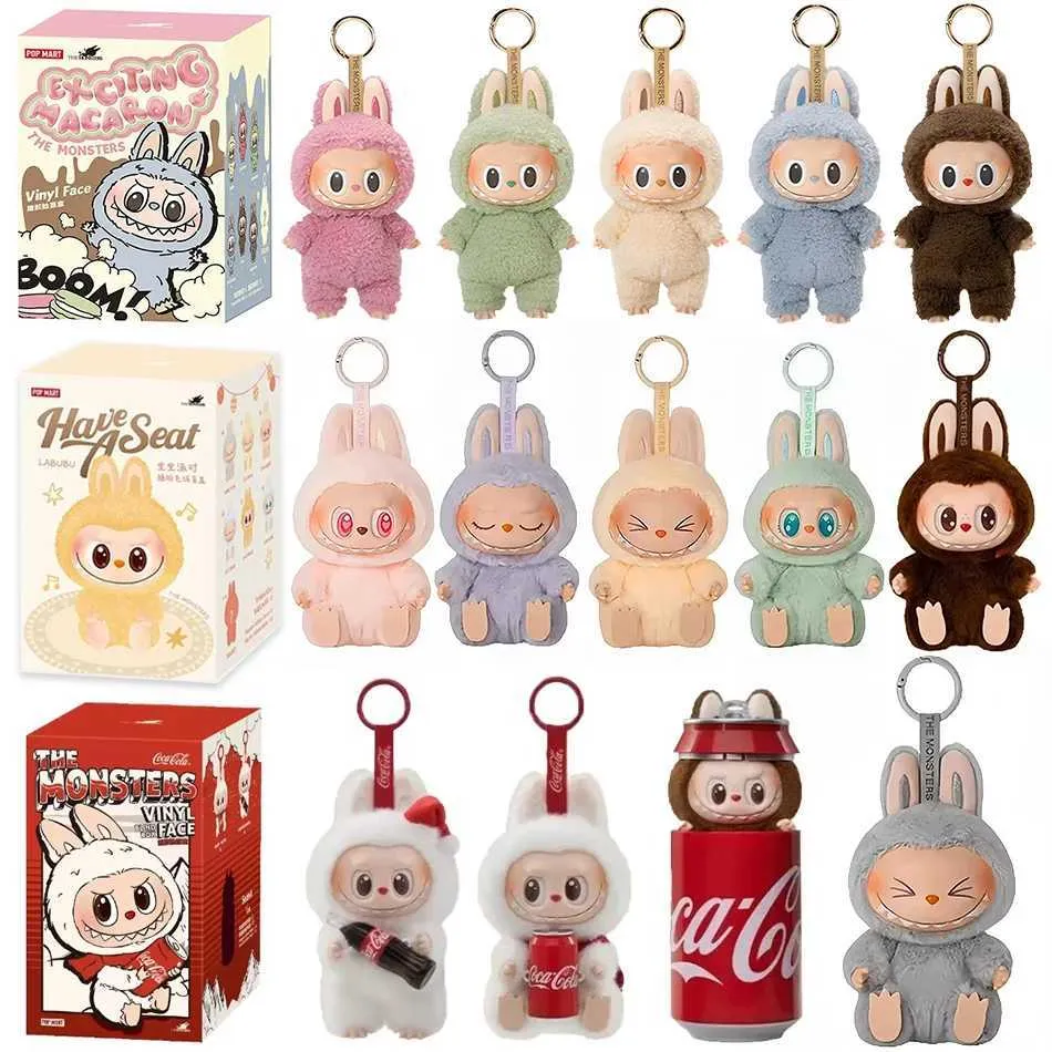 Kaii Labubu Have A Seat Series Blind Box Cute Anime Figure PVC Doll ...