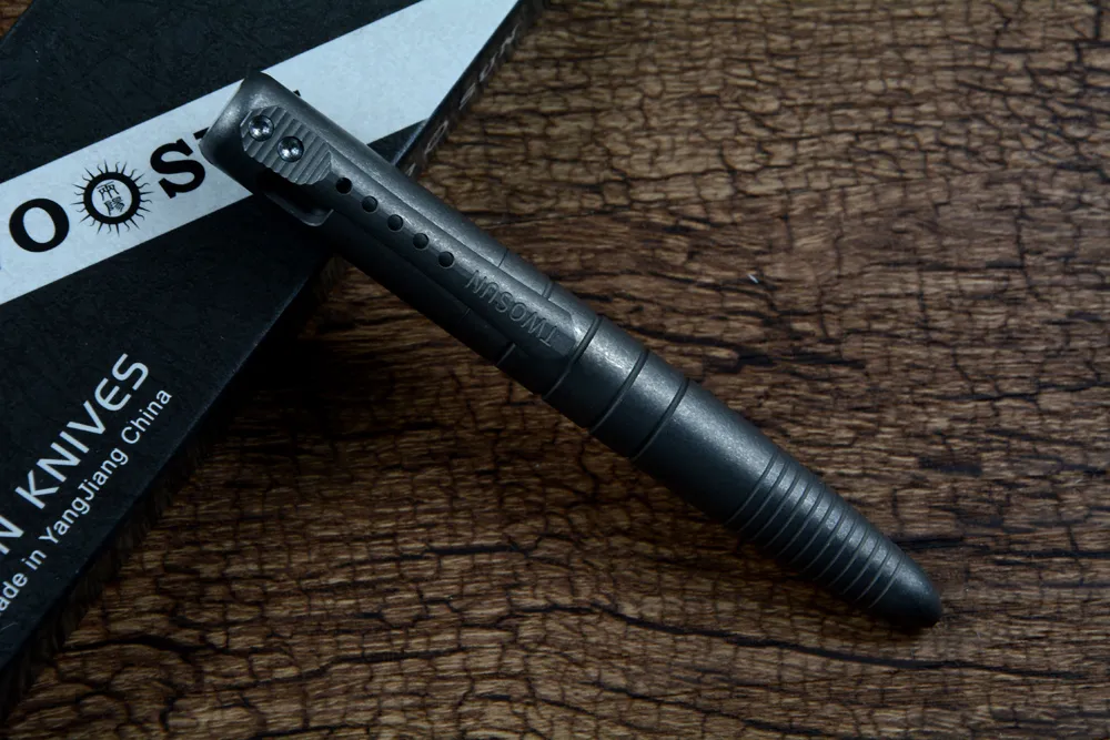 TWOSUN Best Edc Pen05 Tactical Best Edc Pen TC4 Titanium Alloy Defense Tool For EDC, Outdoor ...