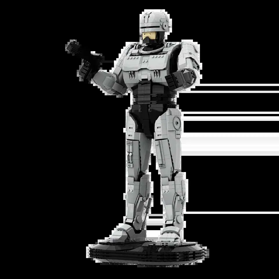 Gobricks MOC Robocop Rise Of The Robots Mechanical War Police Action ...