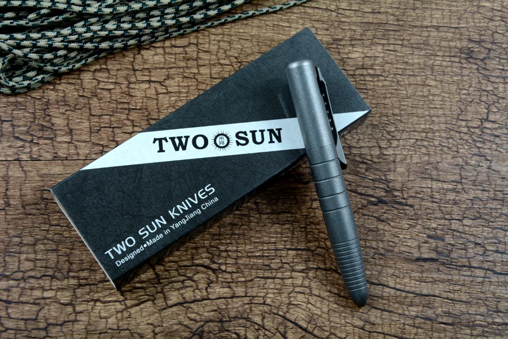 TWOSUN Best Edc Pen05 Tactical Best Edc Pen TC4 Titanium Alloy Defense Tool For EDC, Outdoor ...