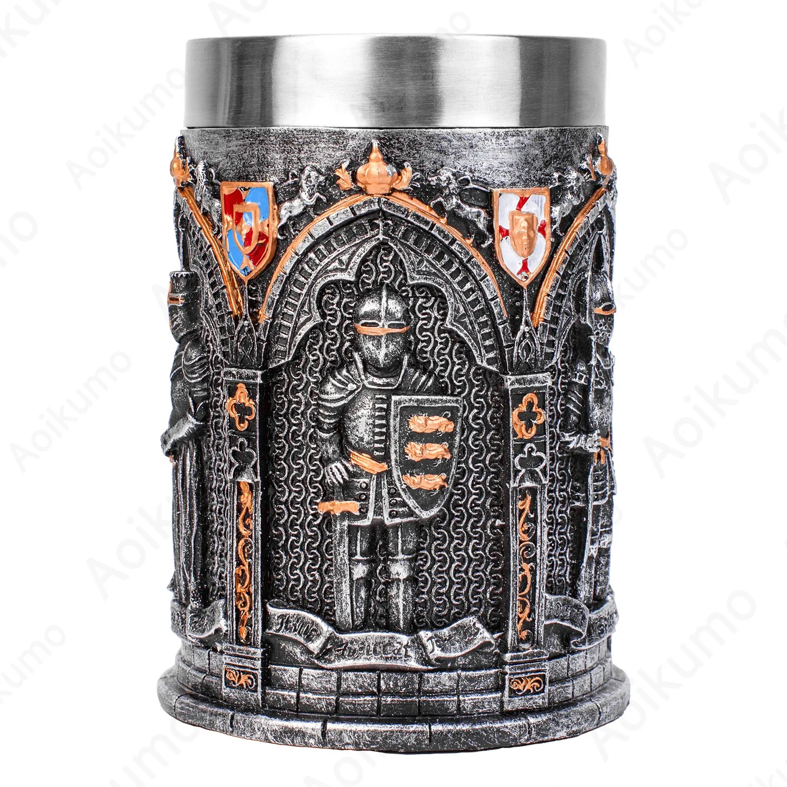 Armoured Knight Beer Mug Tankard Stein 304 Stainless Steel Glove ...