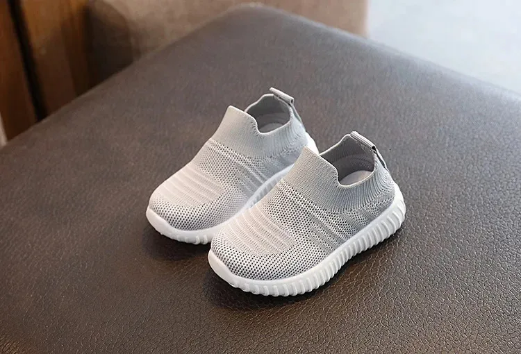 Kids Breathable Mesh Sneakers - Baby Girls Boys Solid Running Shoes ...