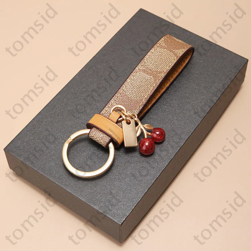 Luxury Keychain Lovely Tiny Cherry Cute Cherry Key Ring For Women Charm ...