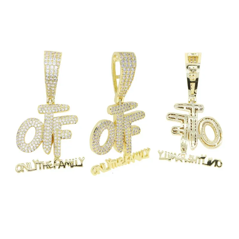 2025 OTF Only The Family Pendant Hip Hop Mini Small Sized Men Gold ...
