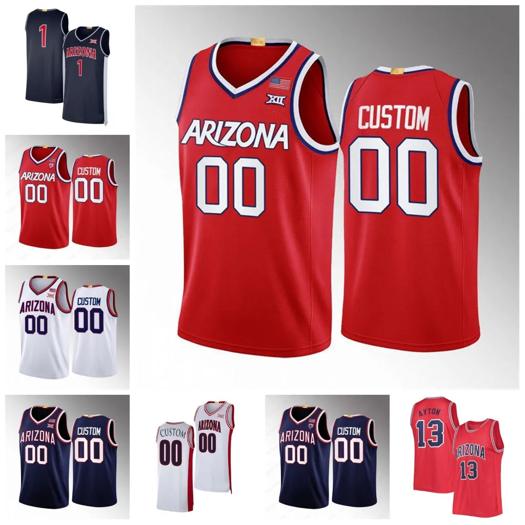Custom Arizona Wildcats Basketball Jerseys Steve Kerr, Dalen Terry ...