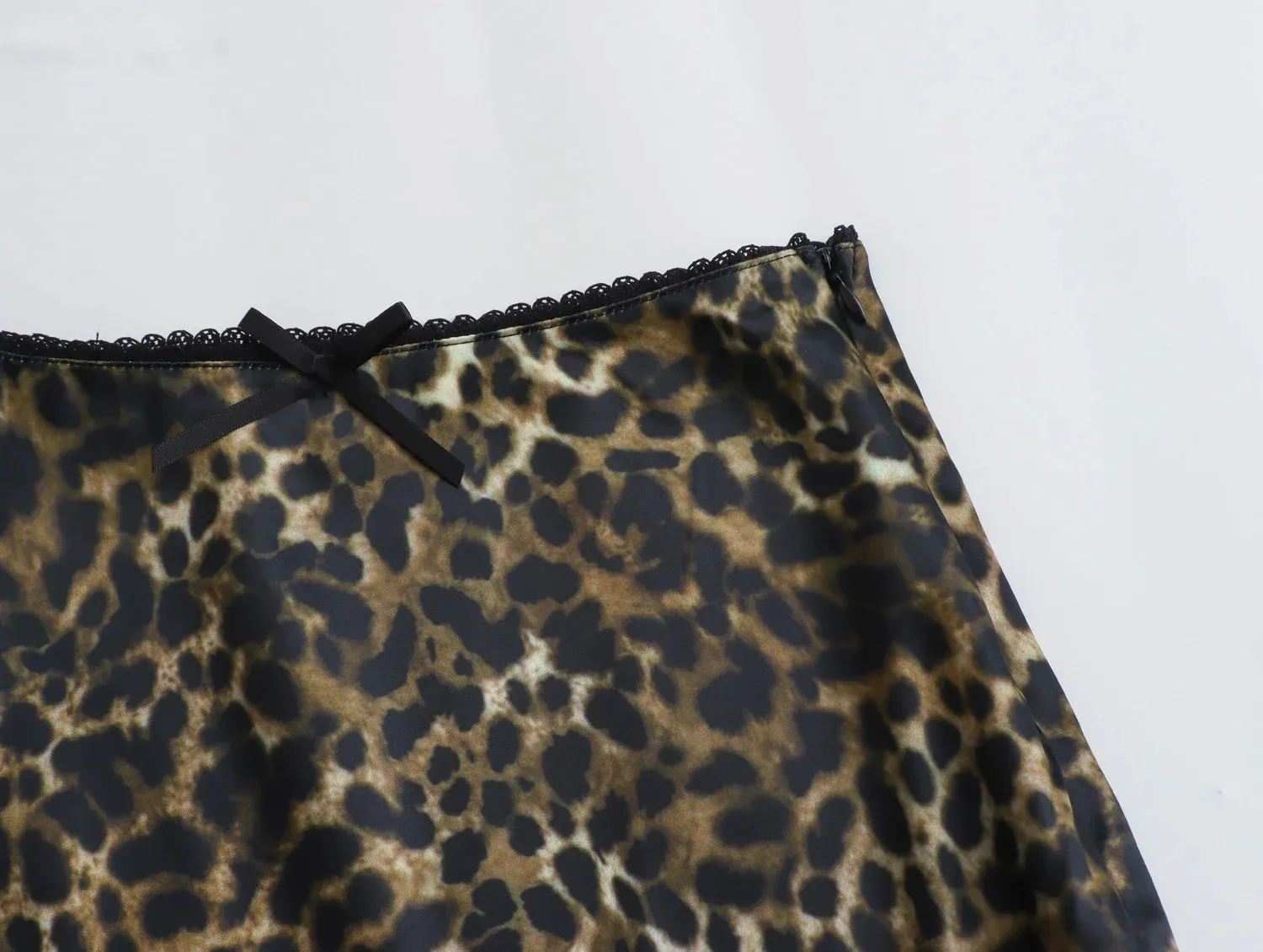 Traf Women's Vintage Chic Leopard Skirt, Fashion Spring Summer Holiday ...