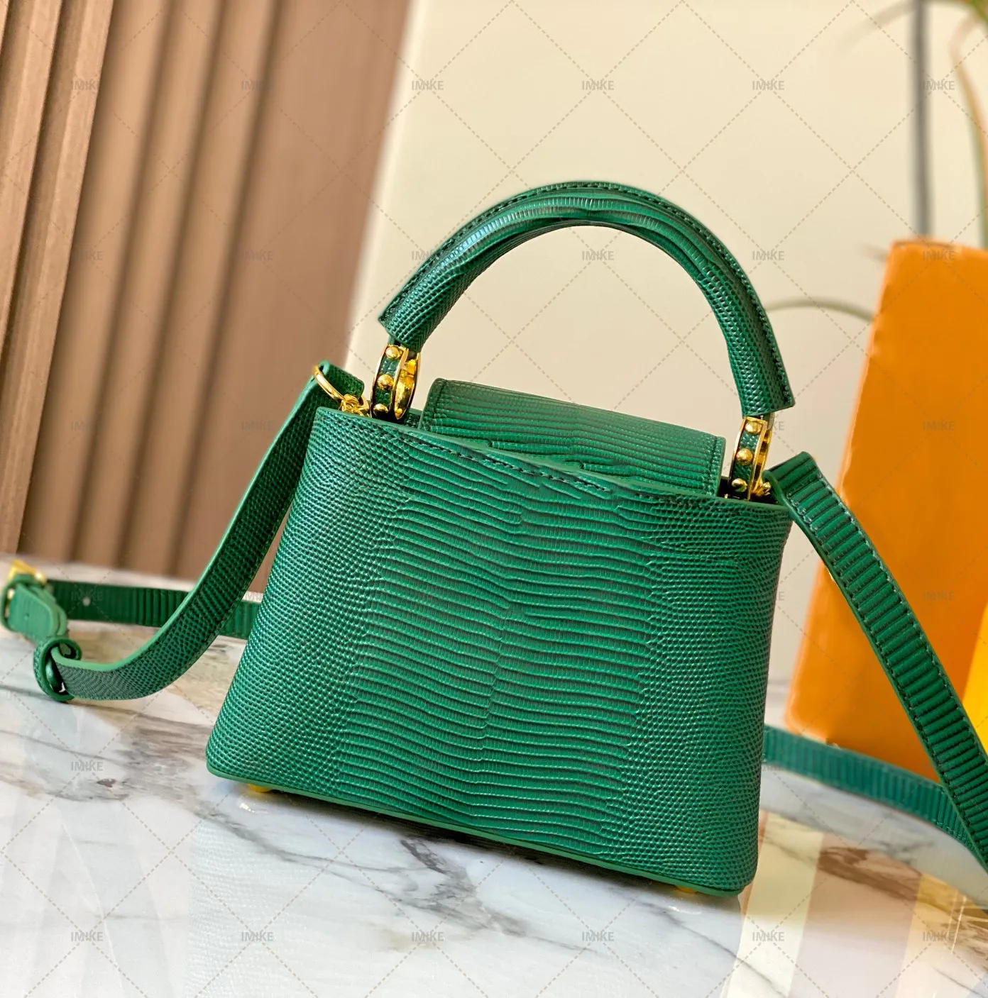 Designer Bag Mini Bag Capucines Bb Women Handle High Quality Lizard ...